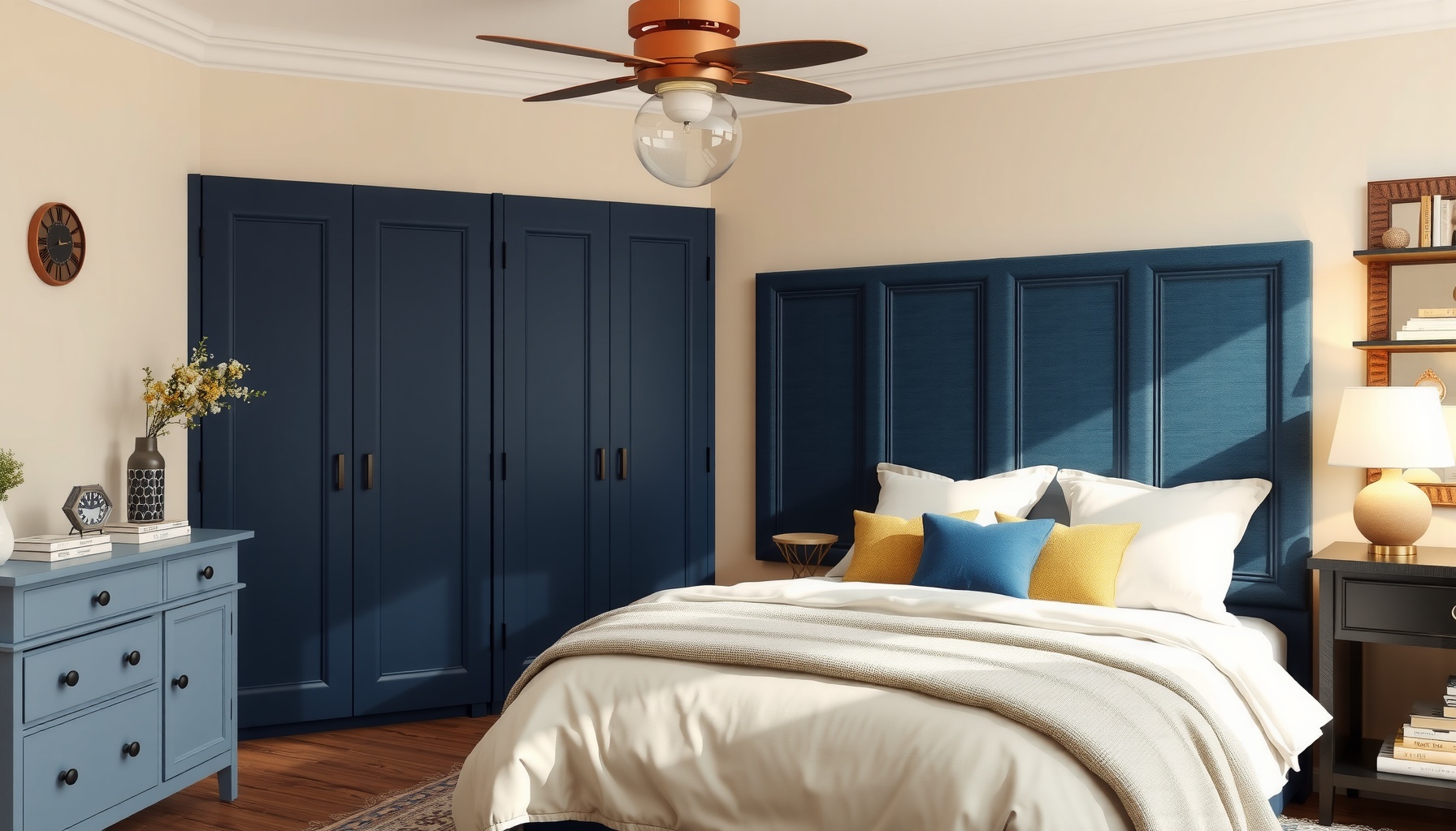 Wholesale Navy Blue Bedside Options For Your Home - Global Vision Company