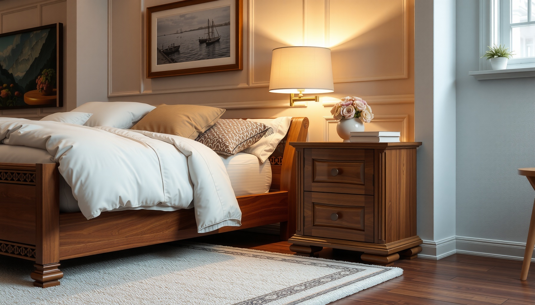 Wholesale Chestnut Bedside Table Elevates Your Space - Global Vision ...
